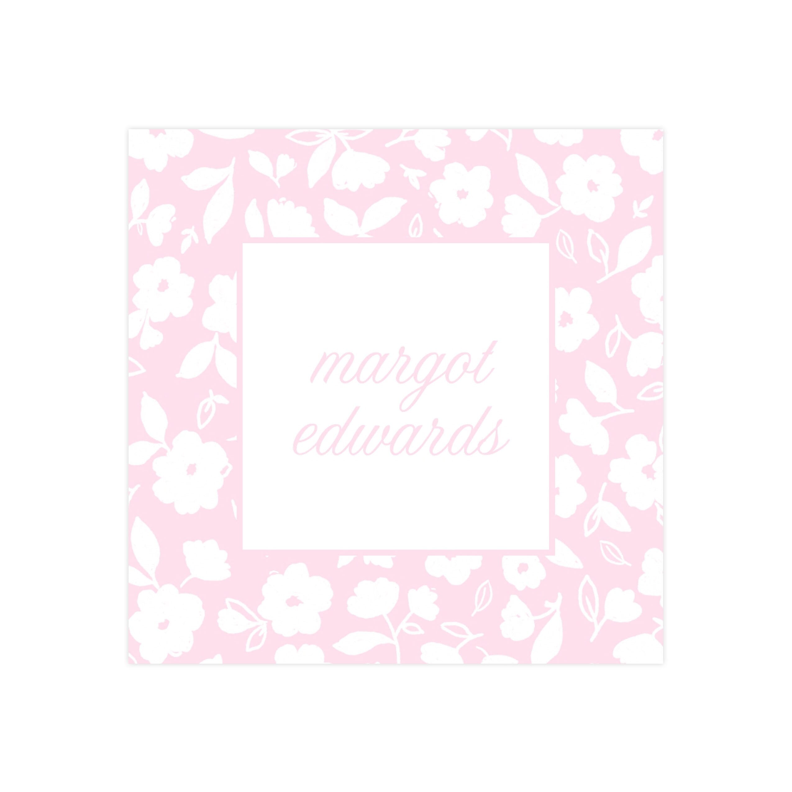 PINK FLORAL | GIFT TAG – Lisa Buchanan Designs